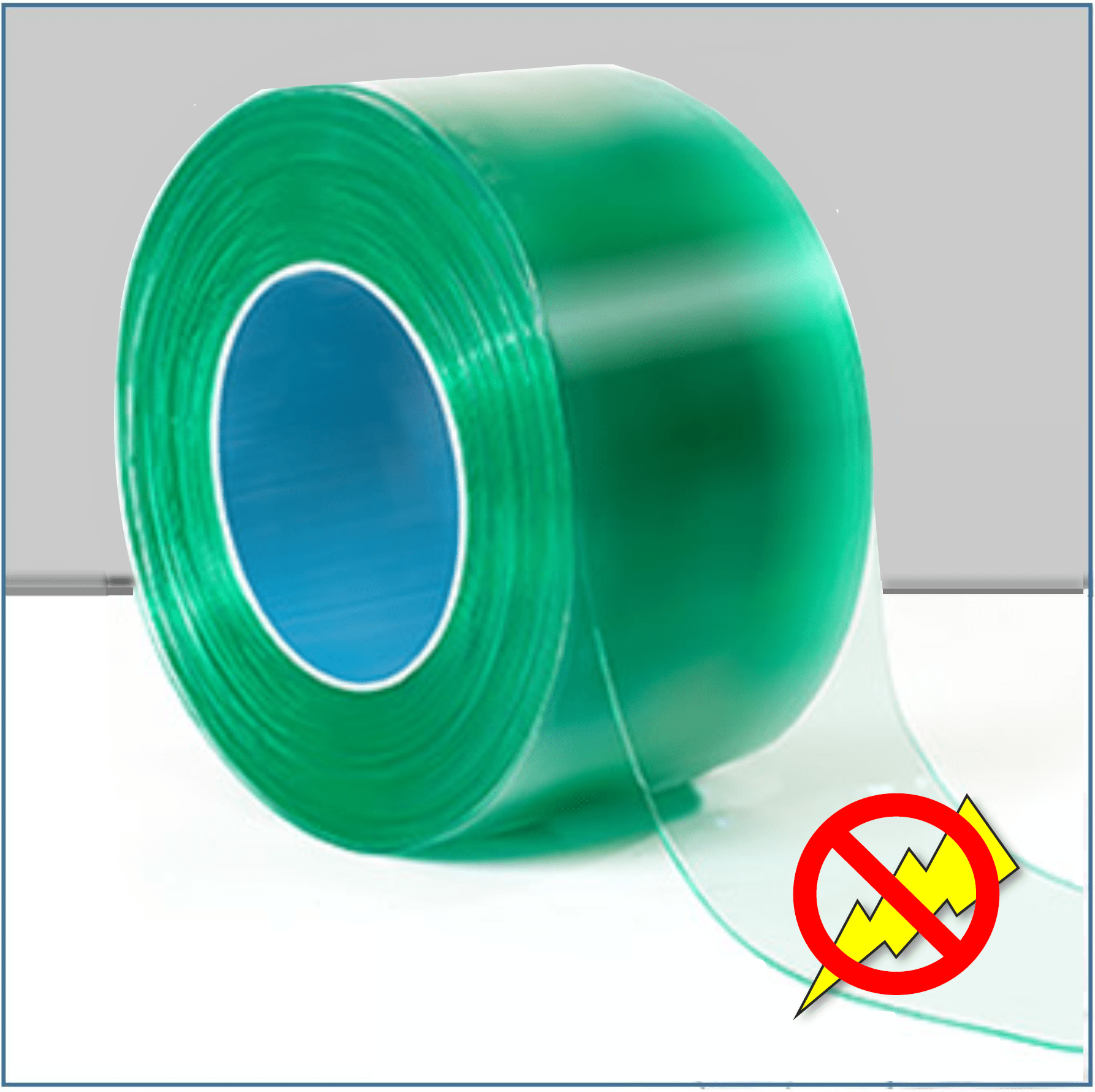 Anti-Static PVC Rolls 50m - Clear, Flexible, and Hard-Wearing, Ideal f ...